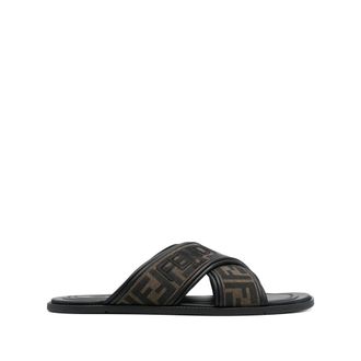Fendi FF-jacquard Slides