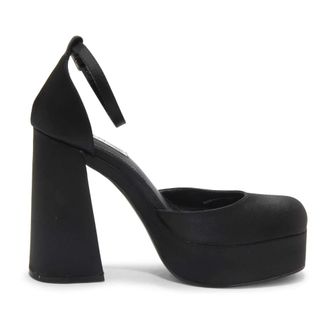 Steve Madden Schwarze Satin High Heel Schuhe - - Shoes - Damen - Schwarzk - 38 EU