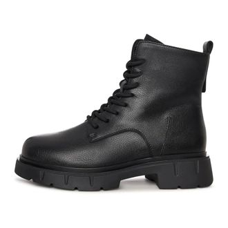 Cesare Gaspari Femme, Chaussures, Noir, Taille: 39 EU Bottines de combat &agrave; lacets