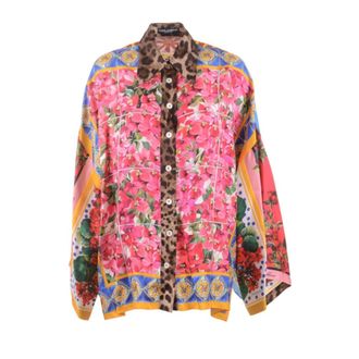 Dolce & Gabbana Damen, Blusen & Hemden, Mehrfarbig, 2XLGr&ouml;&szlig;e