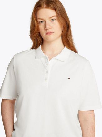 Tommy Hilfiger Poloshirt CRV 1985 REG PIQUE POLO SS in gro&szlig;en Gr&ouml;&szlig;en, Piqu&eacute;-Qualit&auml;t
