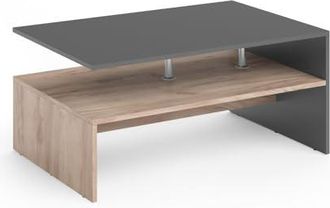 Vicco Table Basse Amato, Anthracite/Sable Chêne, 90 x 60 cm