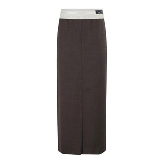Erika Cavallini Semi Couture Midi R&ouml;cke - - Skirts - Damen - Braun - L