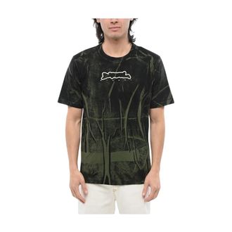 Diesel Falteneffekt Crew-neck T-Shirt - - Tops - Herren - Schwarzk - 2XL
