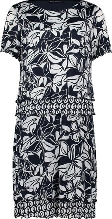 Betty Barclay Stufenkleid mit U-Boot-Ausschnitt - - Dresses - Damen - Mehrfarbig - XL