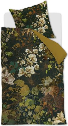 Beddinghouse Austin bettw&auml;sche-Set 2 TLG. - 155x220 - Gr&uuml;n - Baumwollsatin - mit Rei&szlig;verschluss