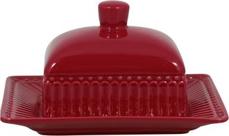 Green Gate Greengate STWBUTASALI3204 Alice Butterdose claret red small 14 x 12 cm (1 Stück)