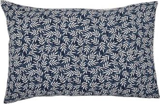 Origin Store Bedruckter Kissenbezug aus Lyocell, Margot, 50 x 70 cm, Origin, blau und beige