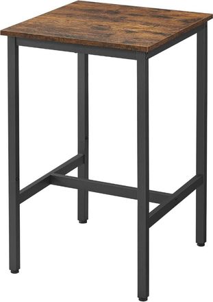 Hoppa Stehtisch - hoher K&uuml;chentisch - 60 x 60 x 92 cm - Industrial Style