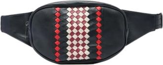 Bottega Veneta Pre-owned Woven Nappa Belt Bag - - Pre-owned - Damen - Schwarzk - ONE SIZE