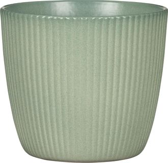 Scheurich Aura, Blumentopf aus Keramik, Farbe: Jade, 23,2 cm Durchmesser, 21,3 cm hoch, 11,465 l Vol