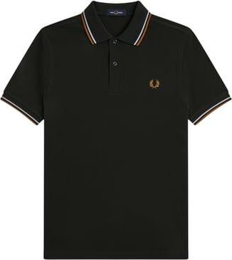 Fred Perry Polo &agrave; logo brod&eacute; en coton piqu&eacute;