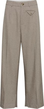 Kaffe Femme, Pantalons, Gris, Taille: 38 FR Katilla Wide Pants