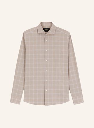 HUGO BOSS Hemd L-Hays-Spreadw-C-252 Slim Fit beige