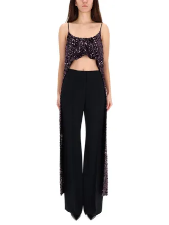 Paco Rabanne Sequin Embellished Dress - Purple