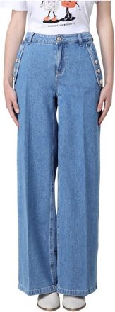 Liu Jo Femme, Jeans, Bleu, Taille: W26 Jeans flare