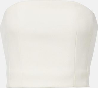 Wardrobe.NYC Bustier-Top aus einem Wollgemisch