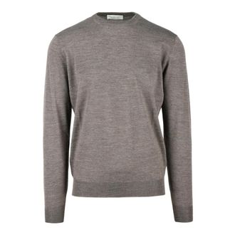 FILIPPO DE LAURENTIIS Merinowolle Rundhalspullover - - Knitwear - Herren - Grau - L