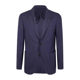 Lardini Iconic Drop 7 Regular Anzug - - Jackets - Herren - Blau - L