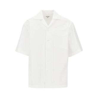 Bottega Veneta Compact cotton pyjama shirt Man 46