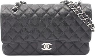 Chanel Sac bandouli&egrave;re vintage doccasion - Femme - Pre-owned - Noir - Taille: ONE Size
