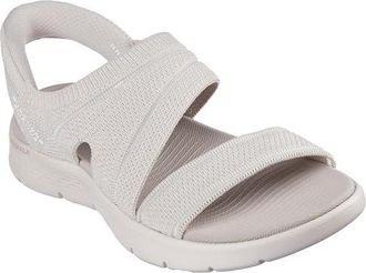 Skechers Femme Walk Flex Athletic-sandals, Naturel, 39 EU
