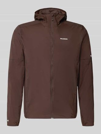 Salomon Windbreaker mit Kapuze und Logo Modell SENSE AERO