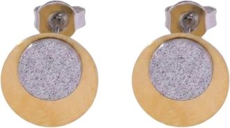 Dansk Copenhagen LIV Boucle doreille 2en1 - Femme - Accessoires - Jaune - Taille: ONE Size