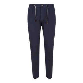 Eleventy Blaue Joggers f&uuml;r Stilvolle Bequemlichkeit - - Trousers - Herren - Blau - W33