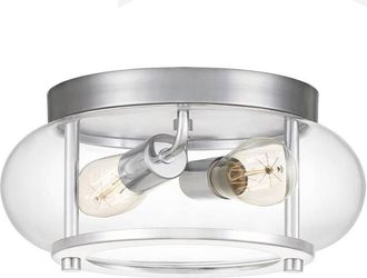 Quoizel Elstead Quoizel Trilogy Plafonnier Cylindrique Chrome Poli, IP44