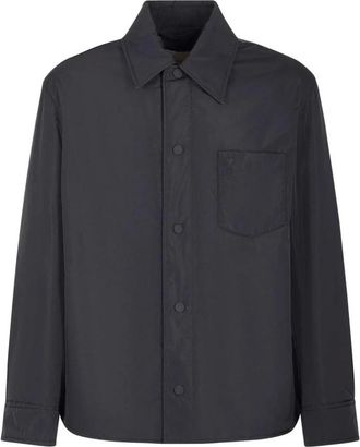 Ami Homme, Vestes, Noir, Taille: XL Surchemise avec Motif Ami de Coeur Brod&eacute;