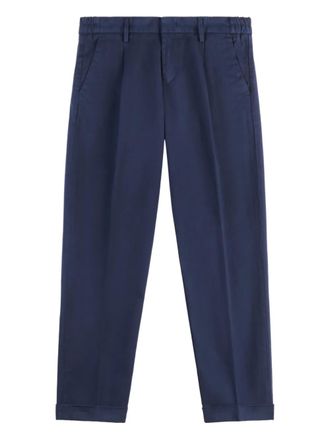 Fay pantalon pliss&eacute; &agrave; taille &eacute;lastique - Bleu