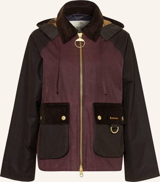 Barbour Jacke Carville Mit Abnehmbarer Kapuze rot