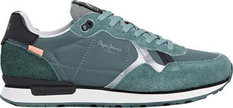 Pepe Jeans London Herren Brit Flyer M Sneak, Gr&uuml;nes Guss-Gr&uuml;n, 44.5 EU