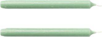R&auml;der 2er Set Wachskerzen Stabkerzen lindgr&uuml;n/Mint &Oslash; 2,2 cm Design