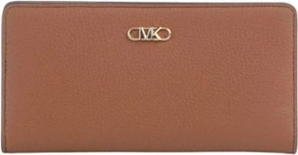 Michael Kors Femme, Accessoires, Brun, Taille: ONE Size LG Slim Snap Wallet