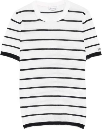 Max Mara Femme, Pulls, Blanc, Taille: 40 FR Mxpfavetta Top