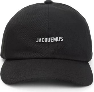 Jacquemus Caps & M&uuml;tzen - Classic Black Baseball Cap With Curved Brim - Gr. 56 - in Schwarz - f&uuml;r Damen