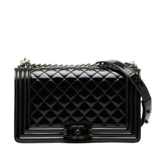 Chanel Sac bandouli&egrave;re Boy Flap Pre-owned - Femme - Pre-owned - Noir - Taille: ONE Size