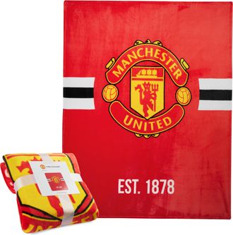 Manchester United F.C. Kuscheldecke, Weiche Fleecedecke 125 x 150 cm
