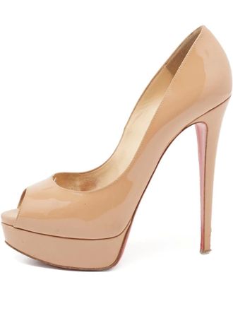 Christian Louboutin escarpins en cuir 145 mm - Tons neutres