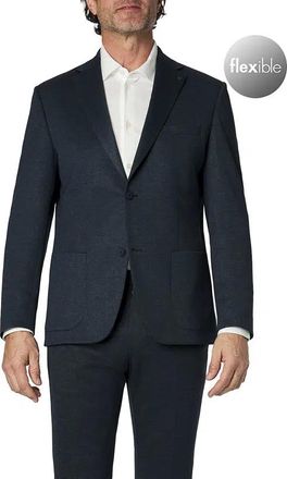 Roy Robson Herren Sakko blau meliert