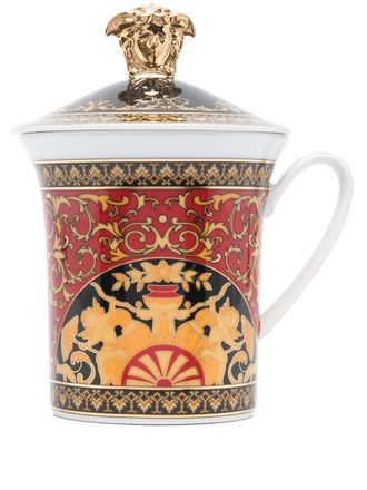 Versace x Rosenthal Tasse mit Medusa-Print - Rot