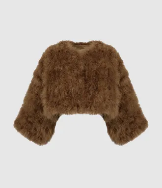 Yves Salomon Veste Fourrure Madeleine