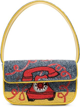 Staud Tommy Hotline Bead-embellished Shoulder Bag
