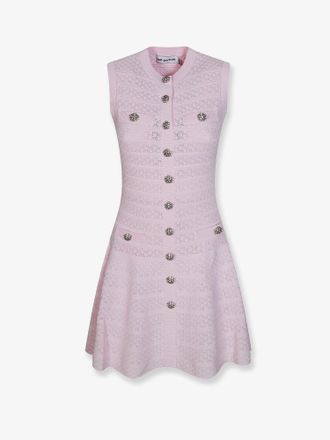 Self Portrait Pointelle Diamante Knit dress - SELF PORTRAIT - gender_Woman