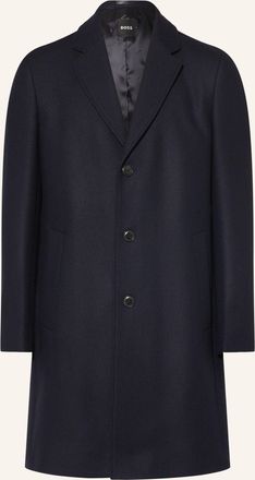 HUGO BOSS Wollmantel Hyde blau