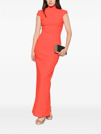 Solace London Scarl Evening Dress - Red