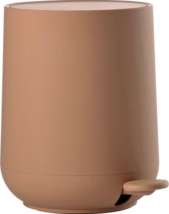 Zone Denmark Nova M&uuml;lleimer f&uuml;rs Bad, Kosmetikeimer, Abfalleimer f&uuml;rs Badezimmer, Durchm. 20,5 cm, H&ouml;he 23,5 cm, Fassungsverm&ouml;gen 3 Liter, Mandarine
