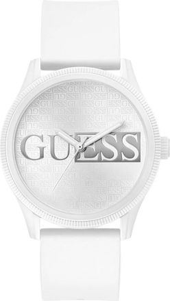 Guess Uhren - Quarz-Analoguhr Reputation - Gr. unisize - in Wei&szlig; - f&uuml;r Damen
